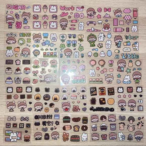 Office | Planner Diary Journal Stickers 25 Sheets | Poshmark